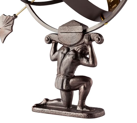 Atlas Armillary Sundial - Brass | Pottery Barn