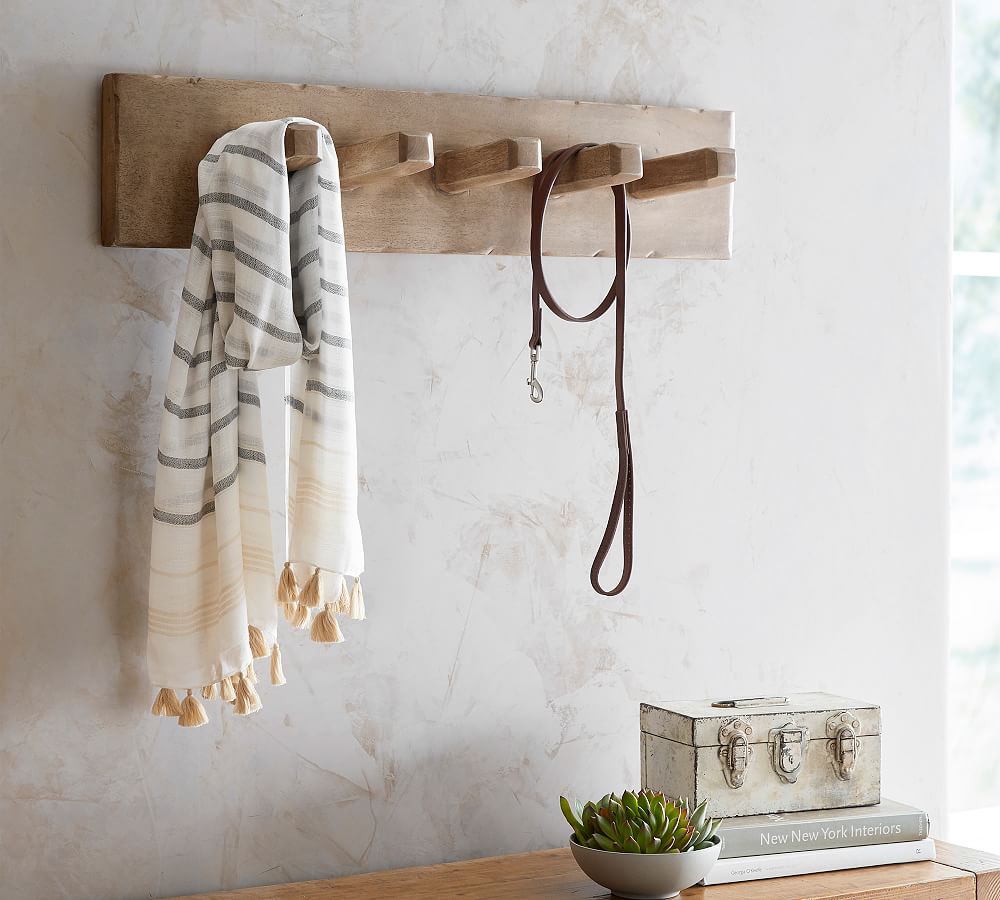 Casa Wood Wall Hooks | Pottery Barn