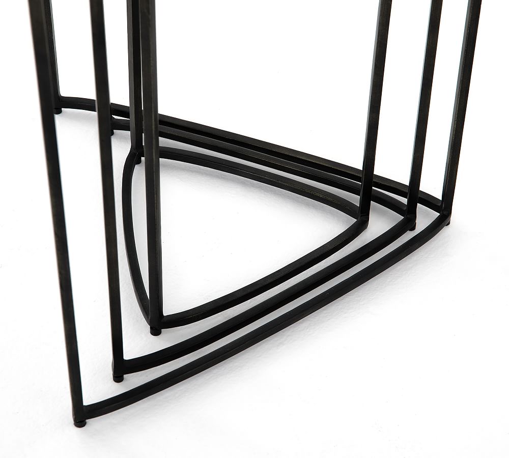 Cecilia Marble Nesting Side Tables | Pottery Barn