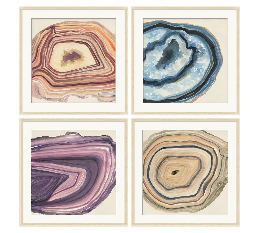 Agate Colors Paper Print | Pottery Barn