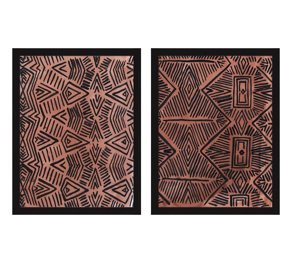Tribal Tiles Paper Print | Pottery Barn