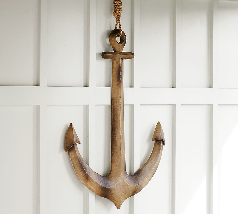 Wooden Anchor Wall Art | Pottery Barn