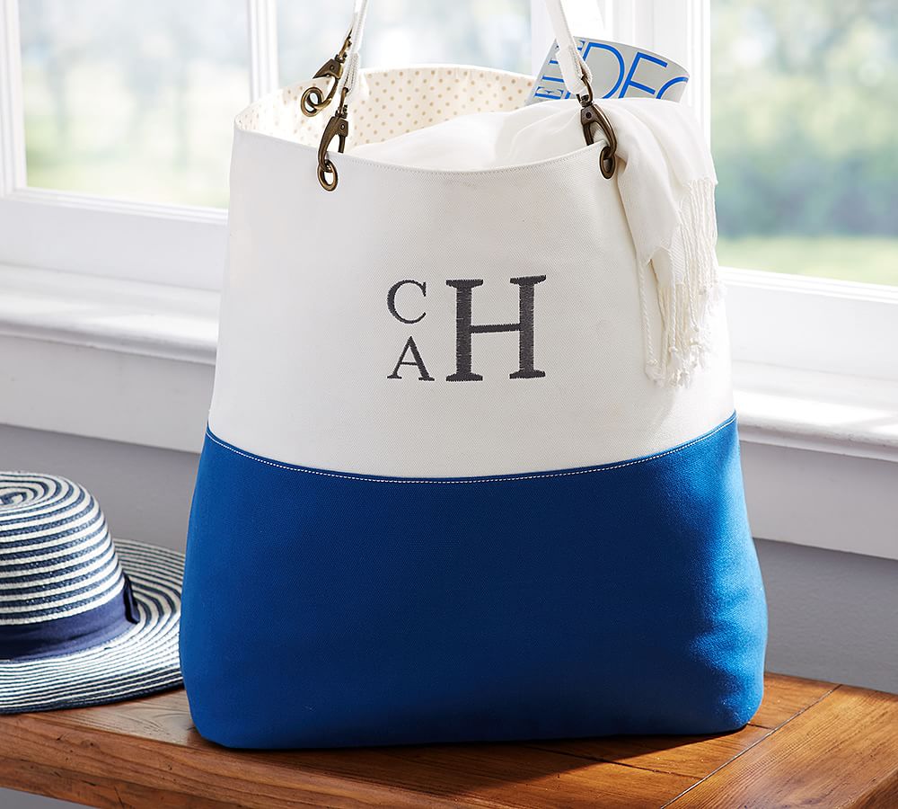 Colorblock Tote Bag | Pottery Barn