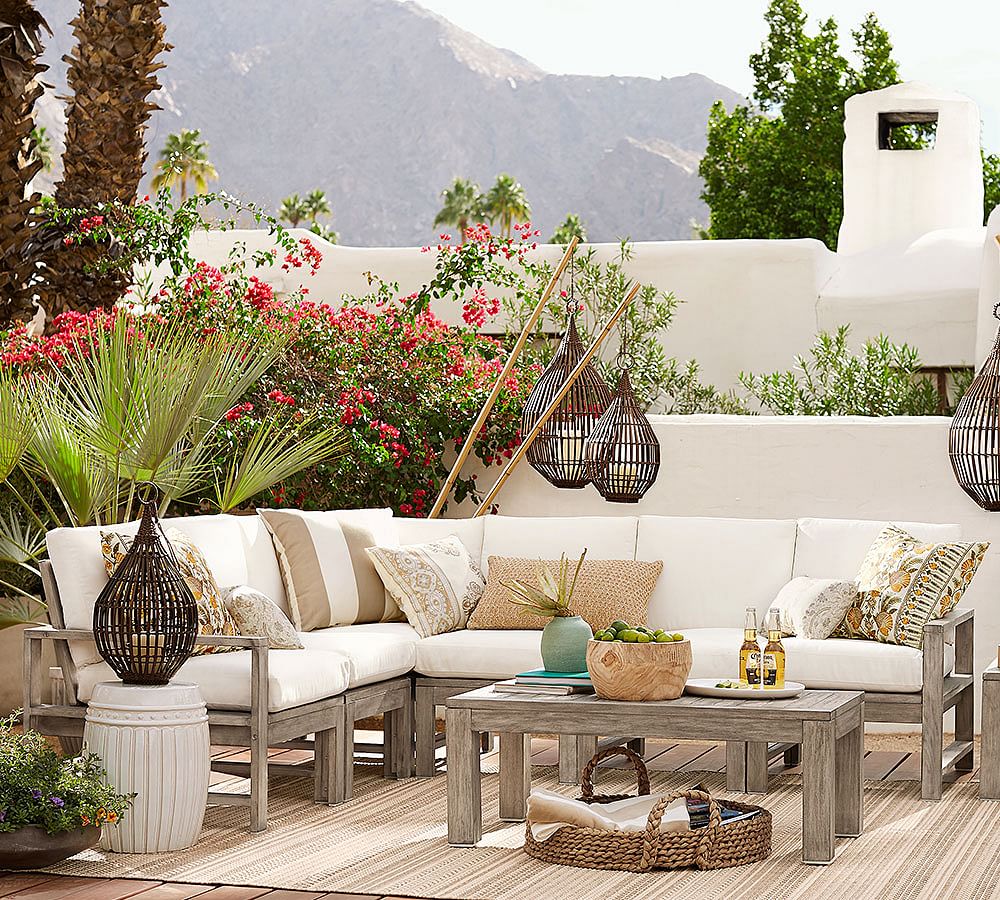 Indio Outdoor Sectional Components | Pottery Barn