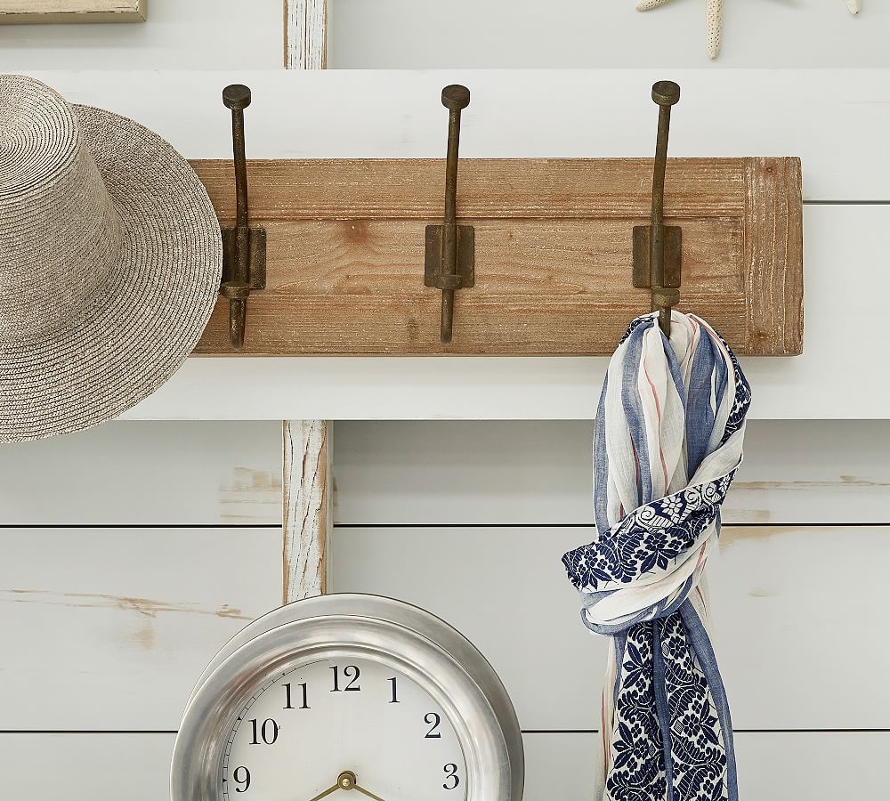 Parker Collection Row Of Hooks | Pottery Barn