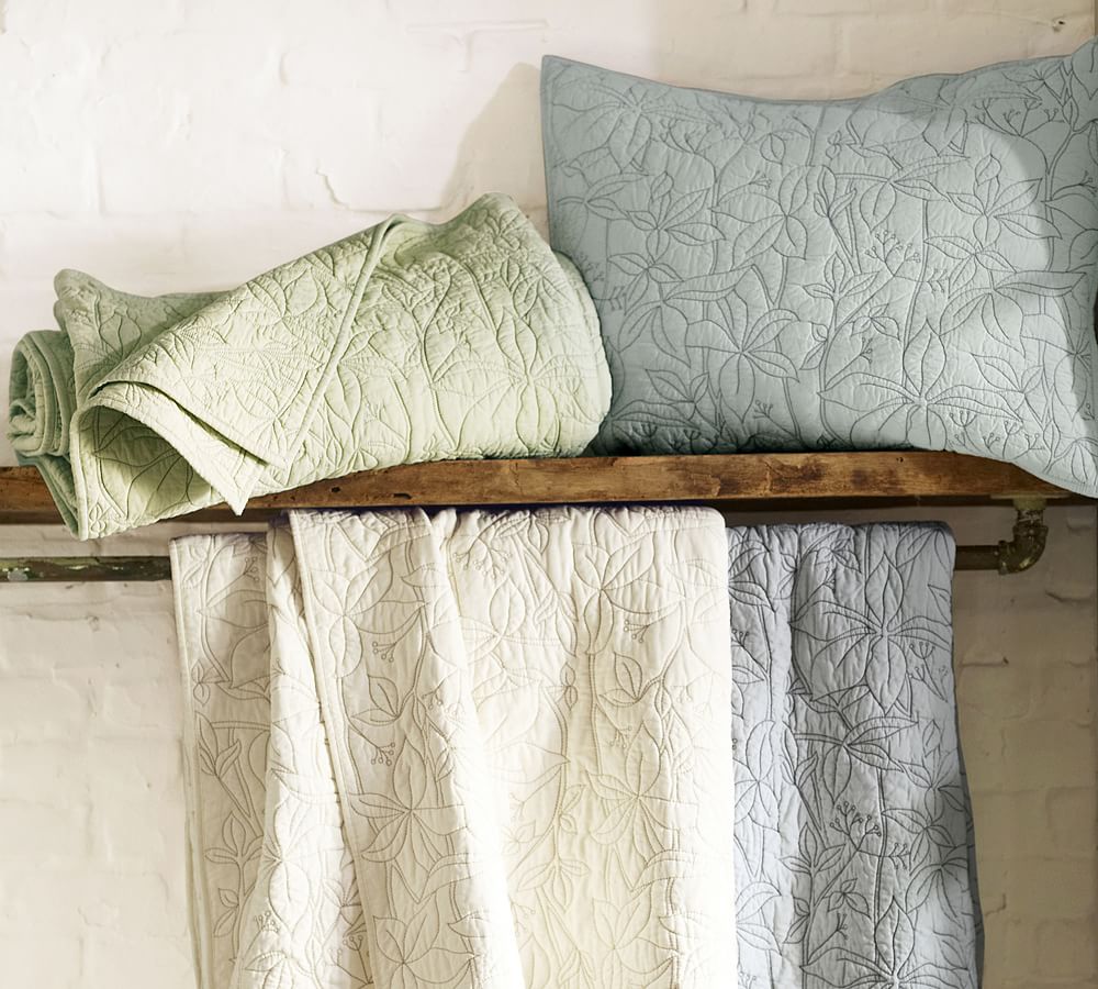 Jardin Organic Quilt & Shams | Pottery Barn
