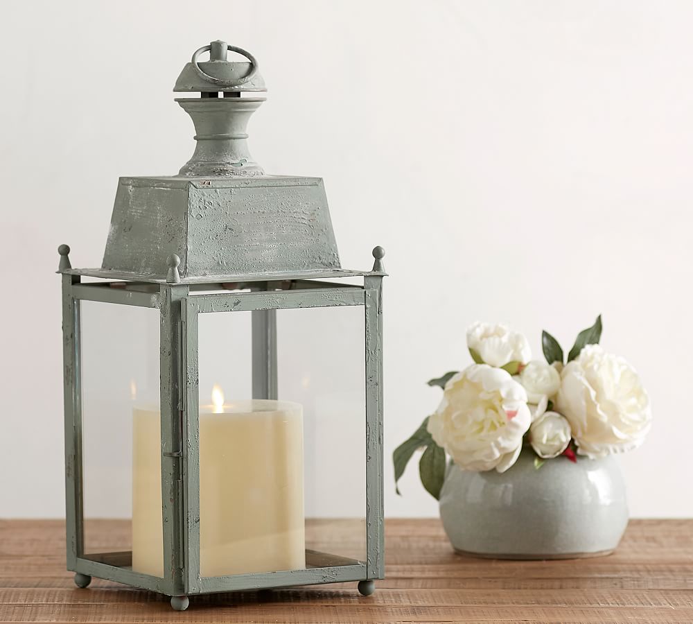 Verdigris Lantern | Pottery Barn