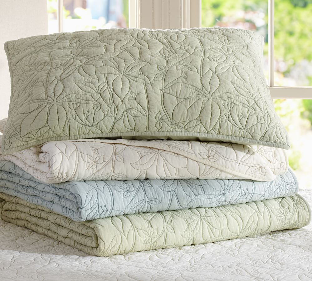Jardin Organic Quilt & Shams | Pottery Barn