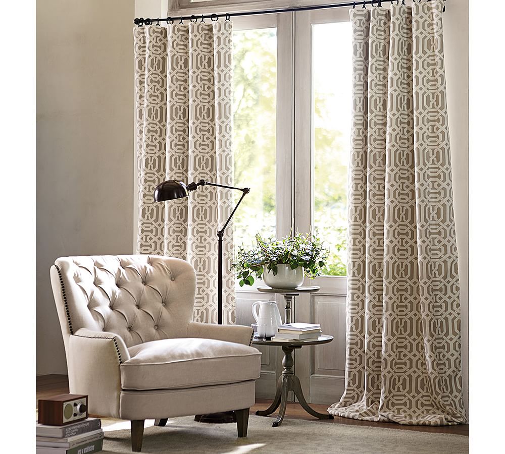 Terri Trellis Curtain | Pottery Barn