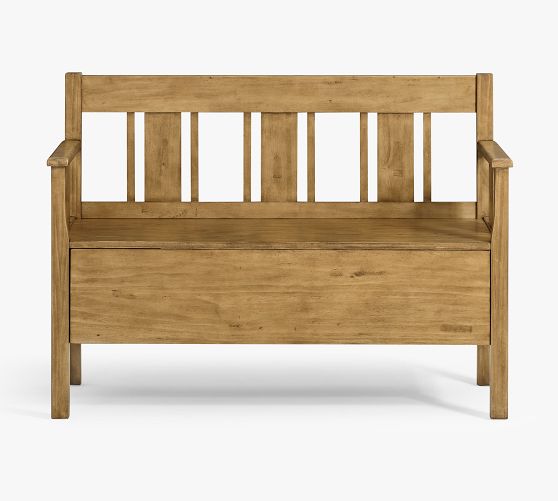 Heritage Farmhouse Entryway Storage Bench | Pottery Barn