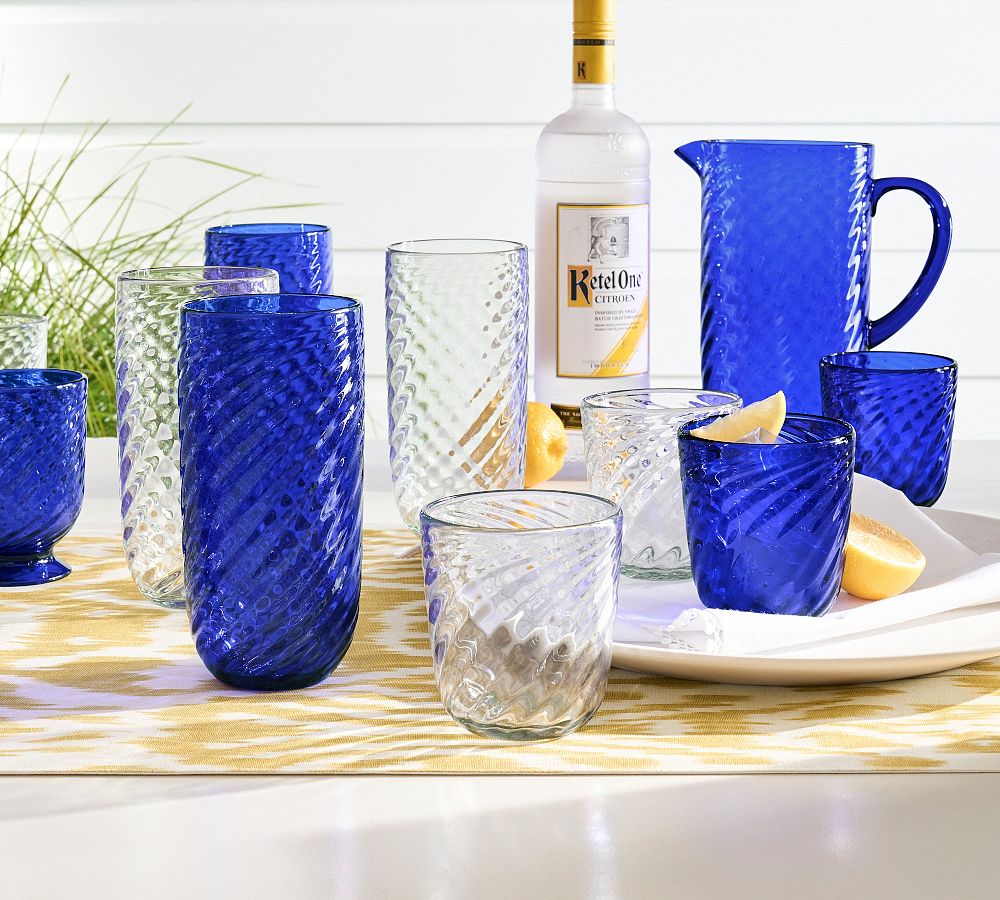 Twist Outdoor Drinking Glasses - Set of 4 | Pottery Barn