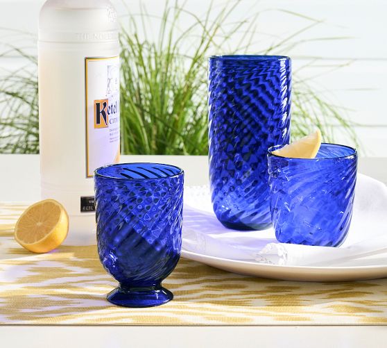 Twist Outdoor Drinking Glasses - Set of 4 | Pottery Barn