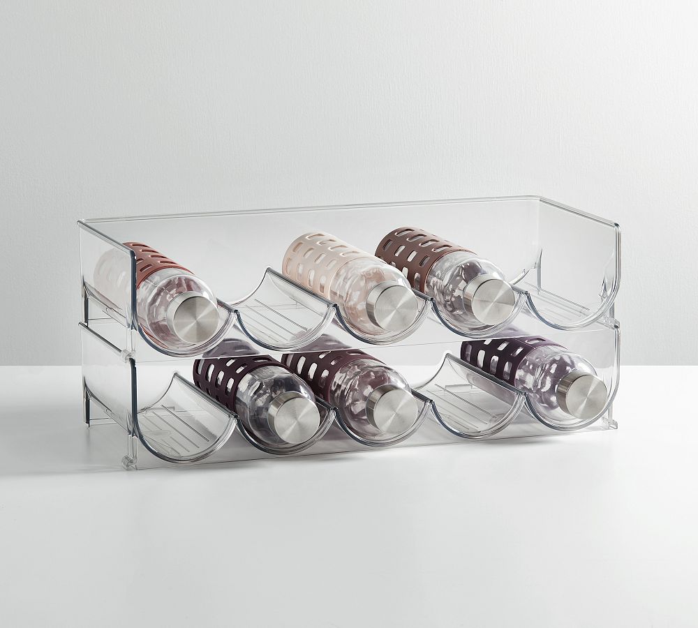 Clear Plastic Storage Bottle & Can Bin Sets | Pottery Barn