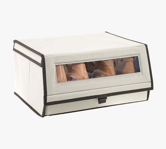Stackable Shoe Bins - Set of 8 | Pottery Barn