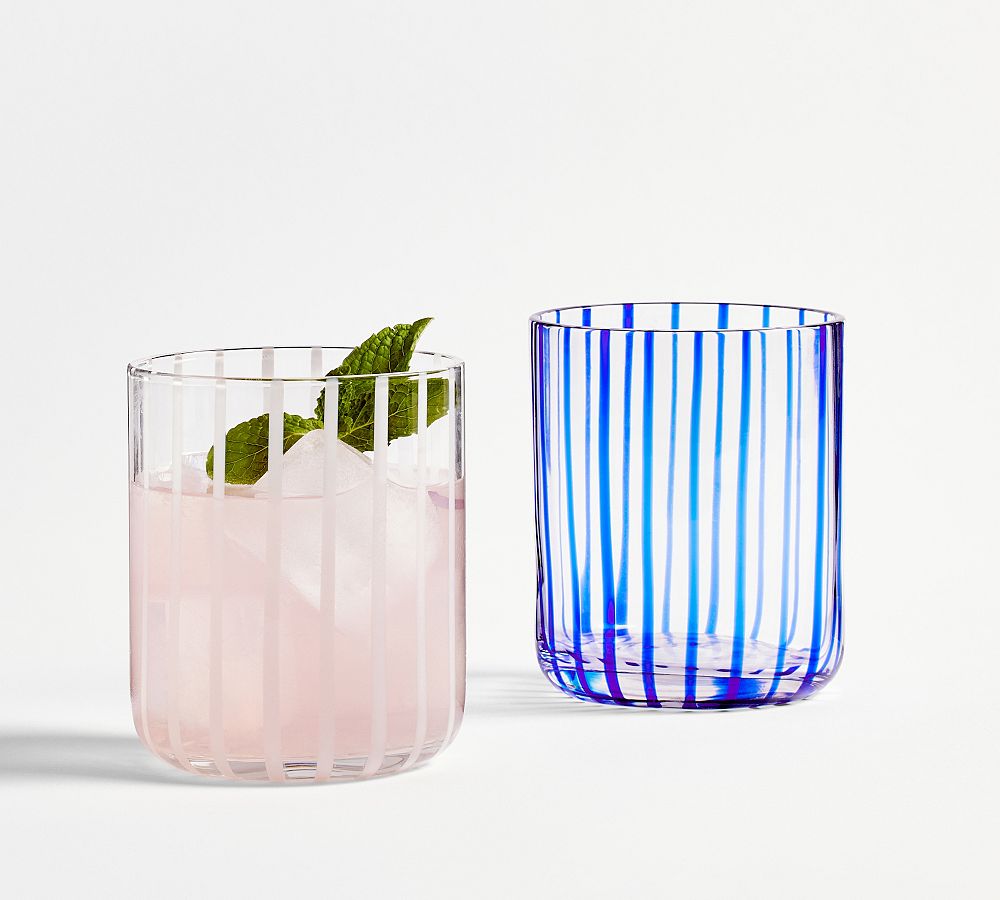 Stripe Drinkware Collection | Pottery Barn