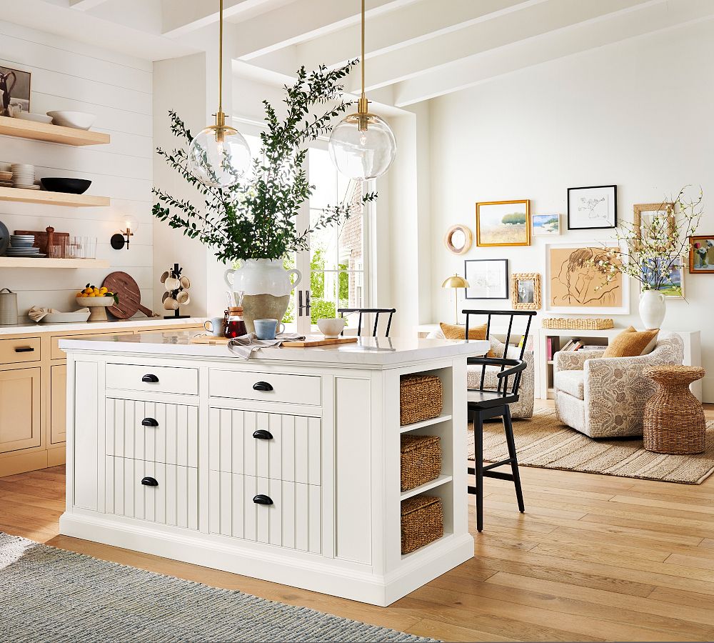 Aubrey Storage Kitchen Island | Pottery Barn