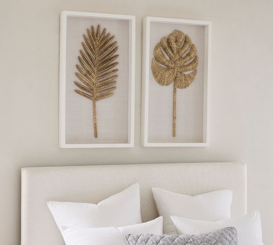Woven Leaf Shadow Box | Pottery Barn