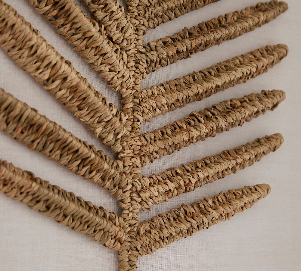 Woven Leaf Shadow Box | Pottery Barn