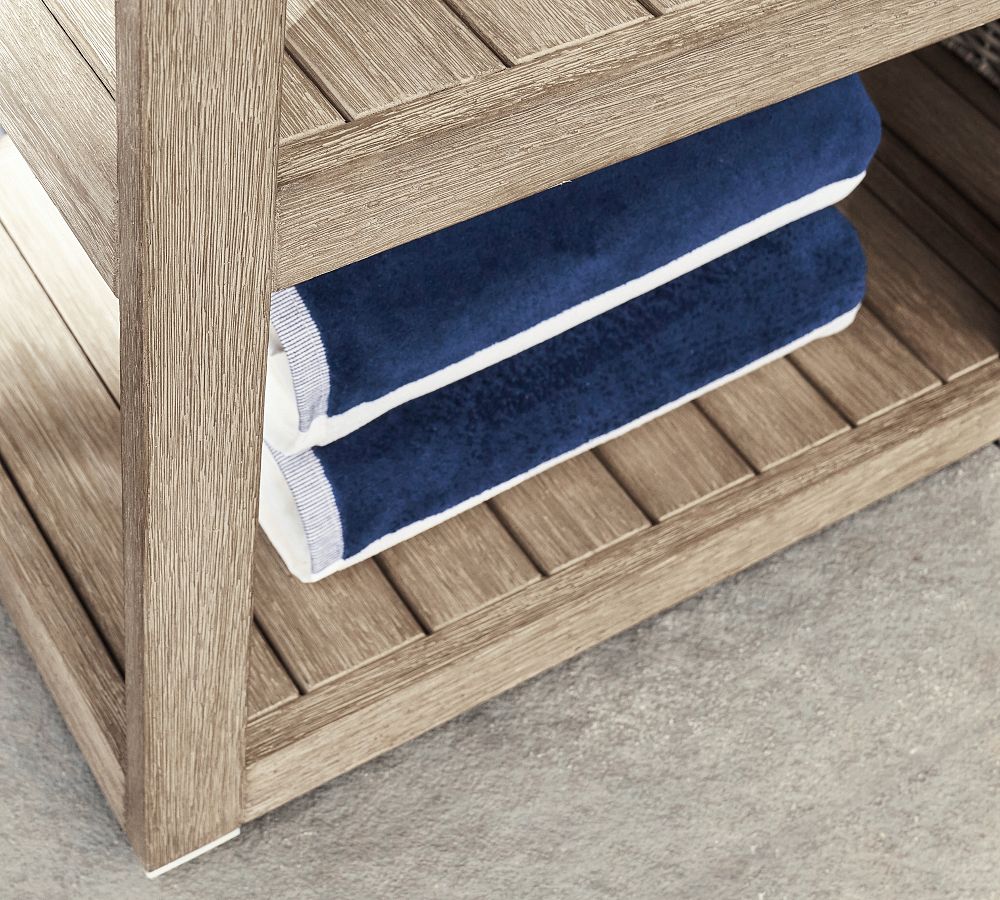 Indio Outdoor Storage Shelves | Pottery Barn