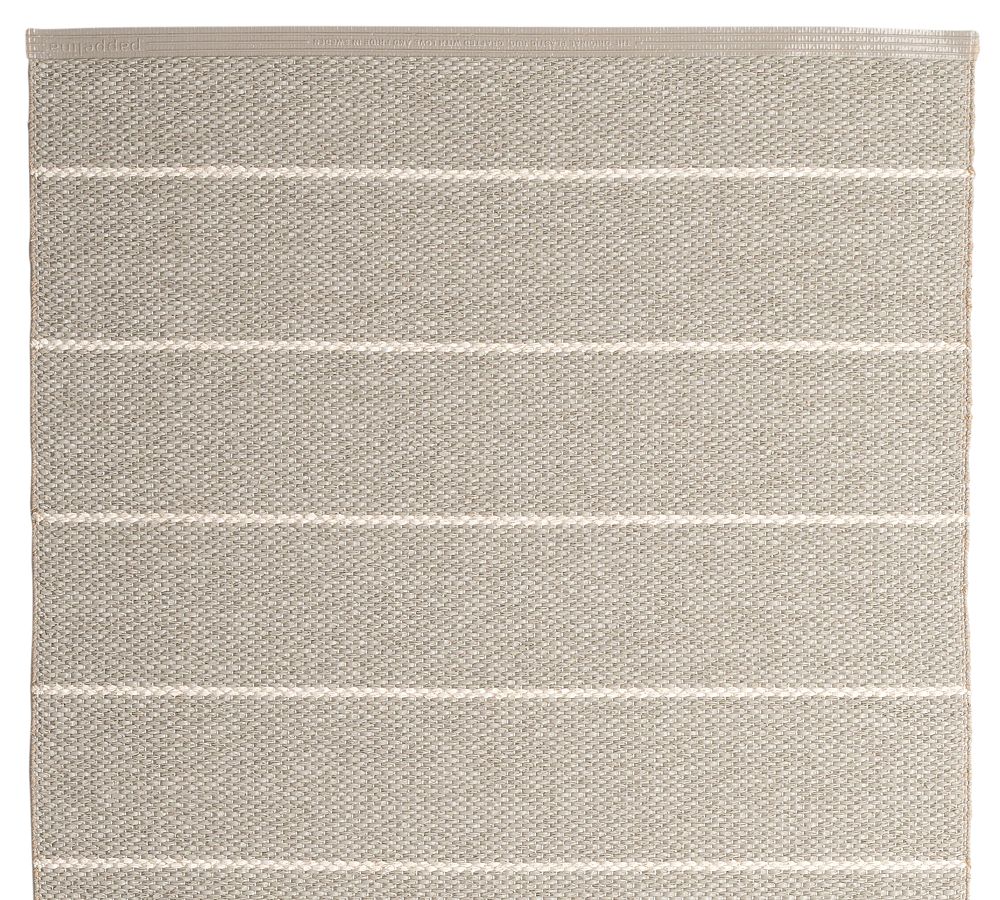Pappelina Carl Striped Reversible Outdoor Rug | Pottery Barn