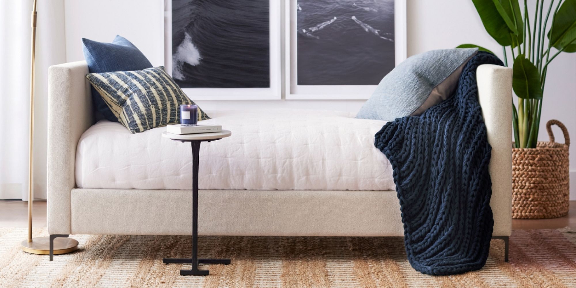 Jake Upholstered Daybed | Pottery Barn