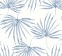 Palm Print Wallpaper Sample - 8"W x 12"L | Pottery Barn