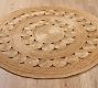 Cielo Jute Round Rug | Pottery Barn