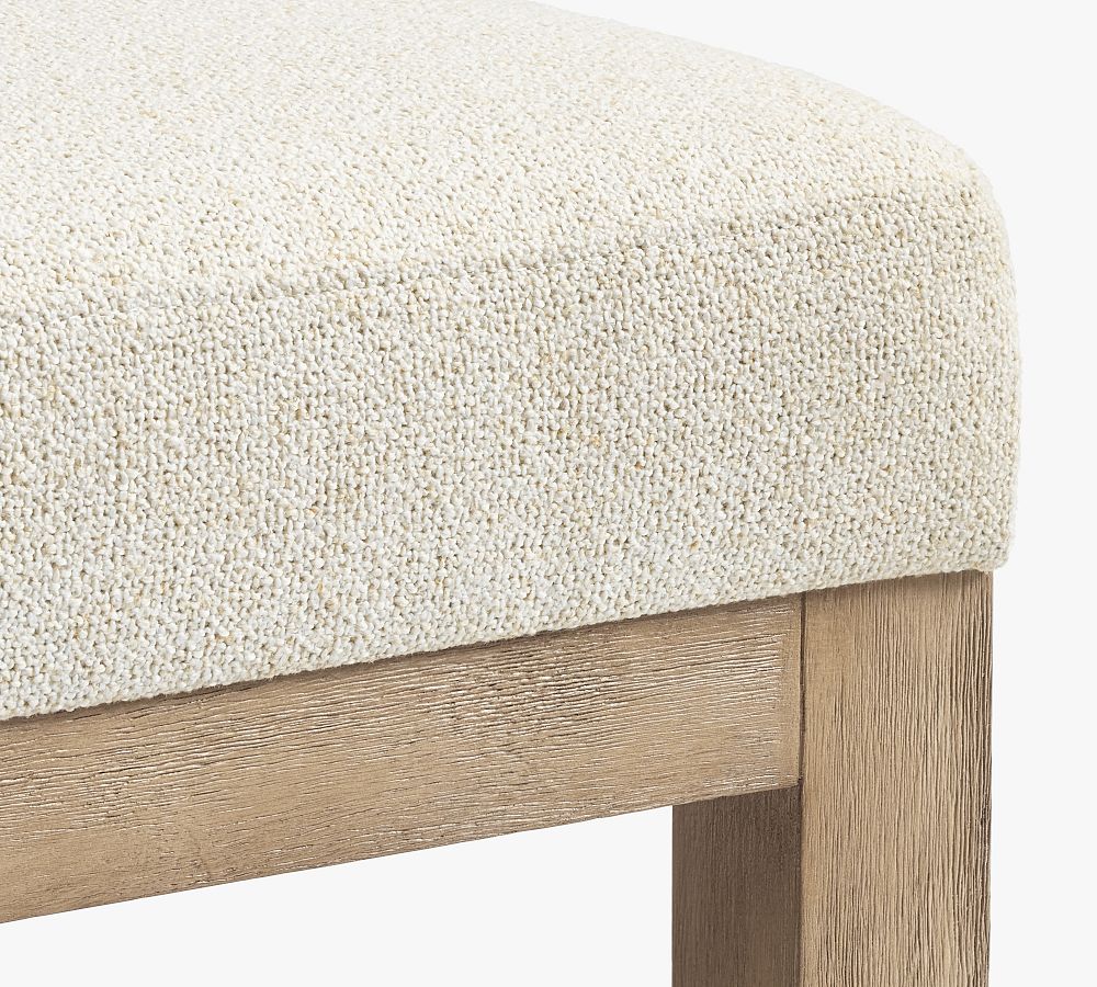 Jake Rectangular Upholstered Ottoman | Pottery Barn