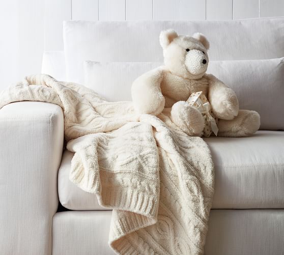 St. Jude Floppy Bear & Throw Set | Pottery Barn