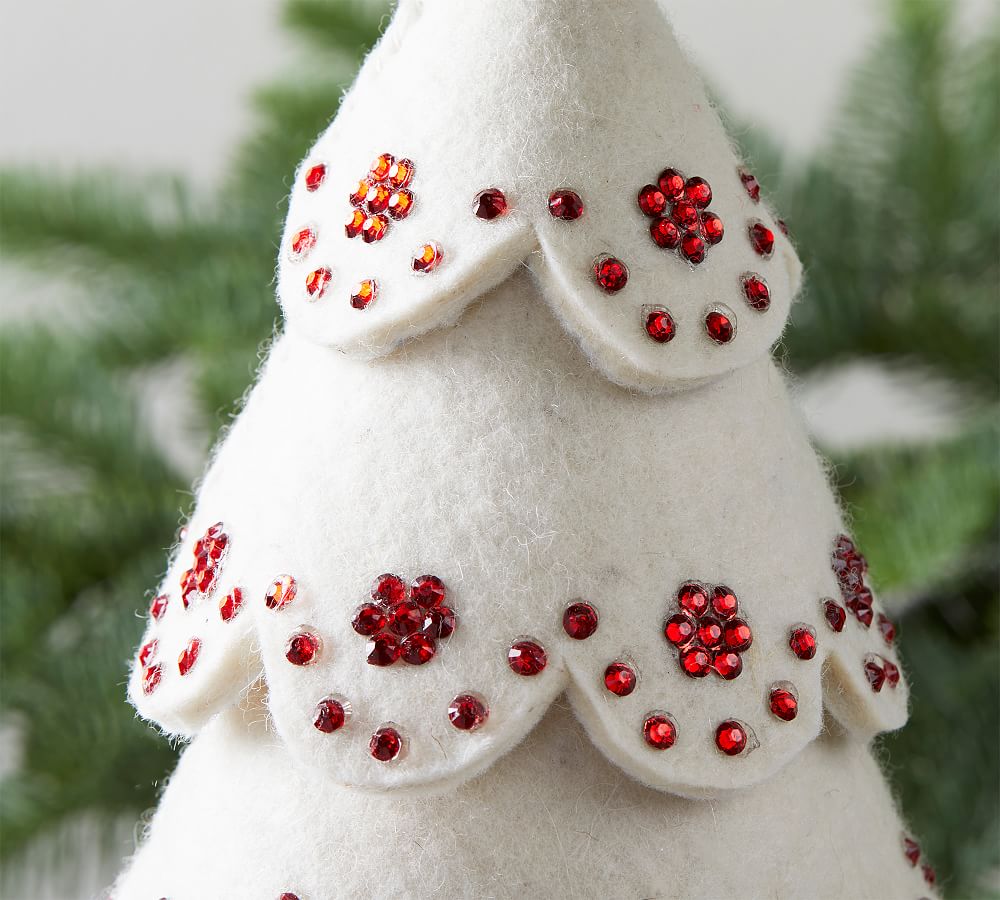 Handcrafted Felt Christmas Tree Ornament | Pottery Barn