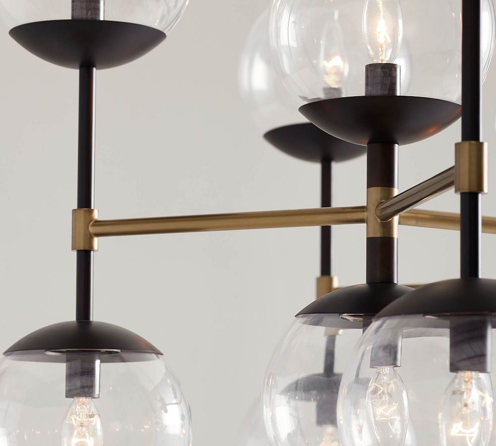 Reese Metal Round Chandelier | Pottery Barn
