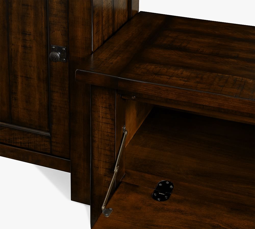 Benchwright 4-Piece Entryway Set with Storage Bench | Pottery Barn