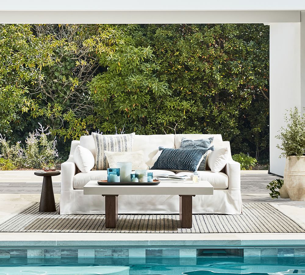 Seabrook Striped Outdoor Performance Rug | Pottery Barn