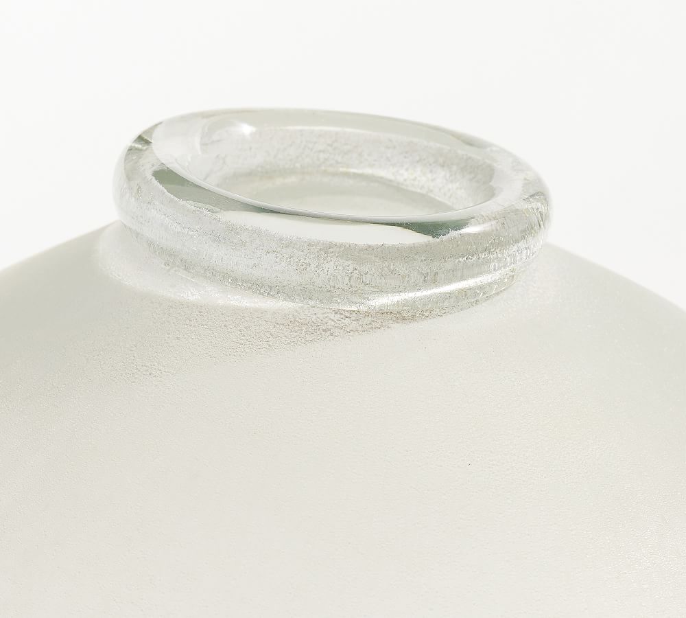 Frosted Handcrafted Glass Vases | Pottery Barn