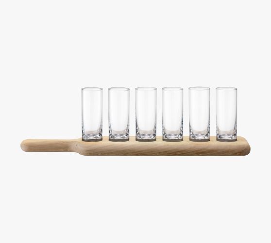 Party Paddle Shot Glass - Set of 6 | Pottery Barn