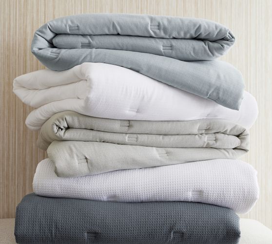Larkspur Textured Comforter | Pottery Barn