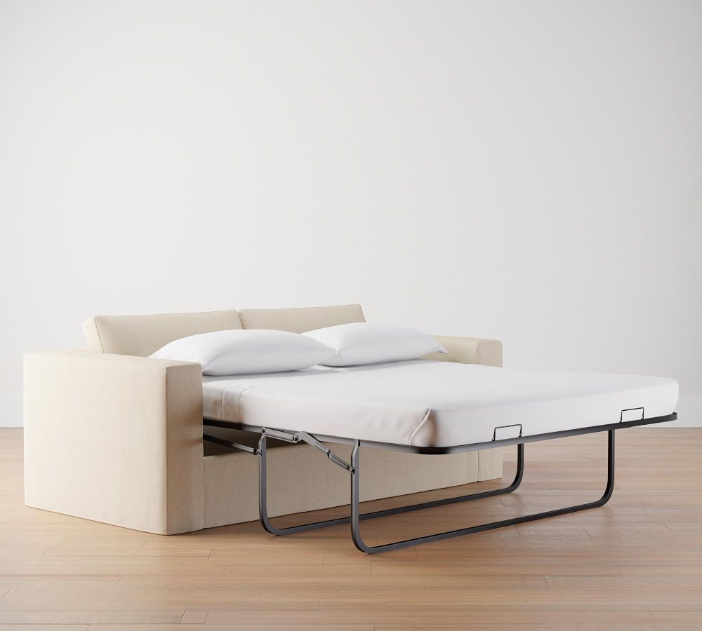 Carmel Square Slipcovered Sleeper Sofa | Pottery Barn