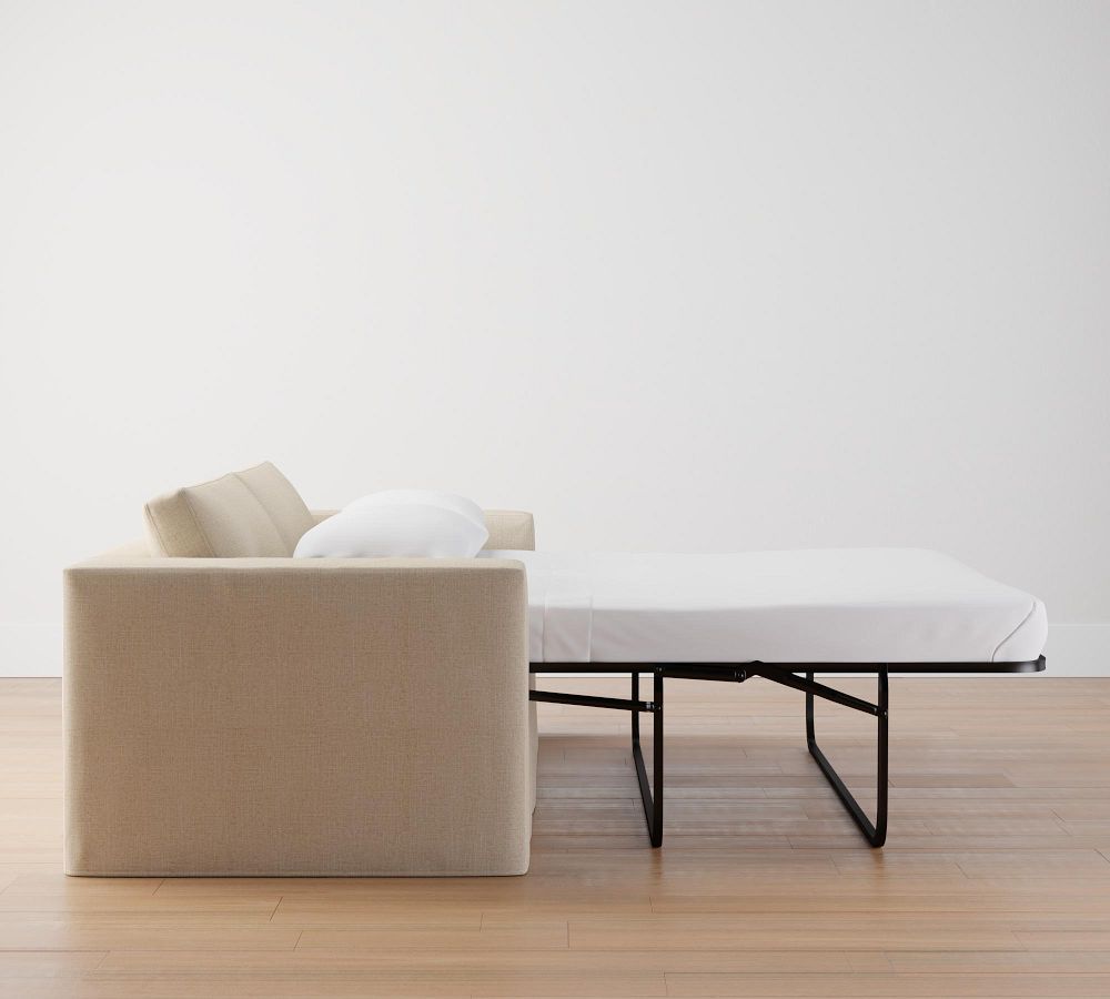 Carmel Square Slipcovered Sleeper Sofa | Pottery Barn