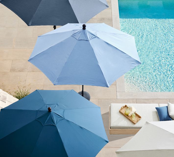 Premium Sunbrella® Round Umbrella | Outdoor Umbrellas | Pottery Barn