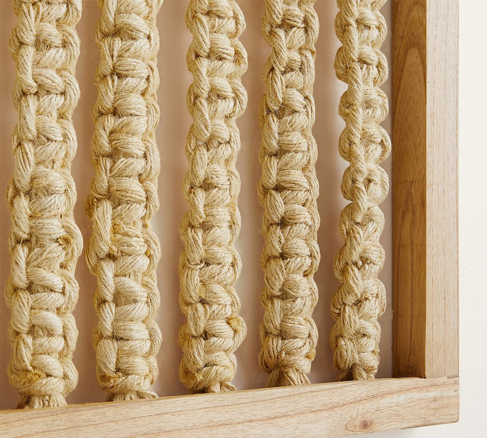 Rope Link Handcrafted Framed Wall Art | Pottery Barn