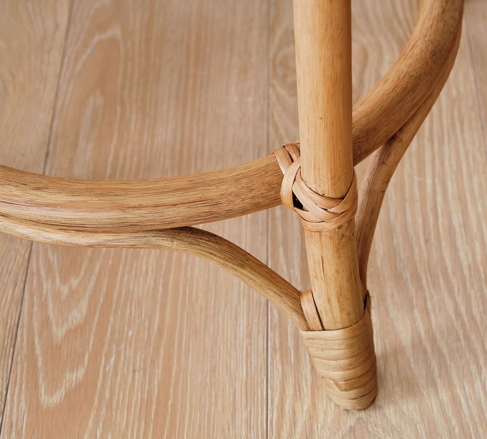 Parisian Woven Backless Bar & Counter Stools | Pottery Barn