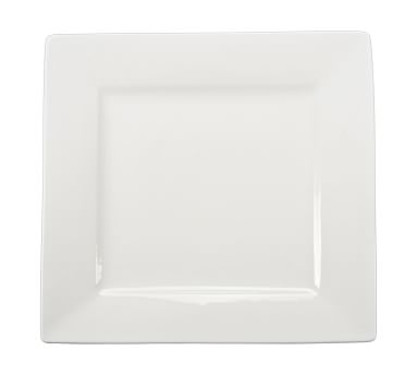 BIA Square Porcelain Dinner Plates - Set of 4 | Pottery Barn