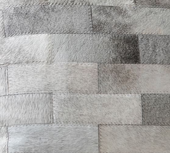 Reiko Hide Throw Pillow - Set of 2 | Pottery Barn