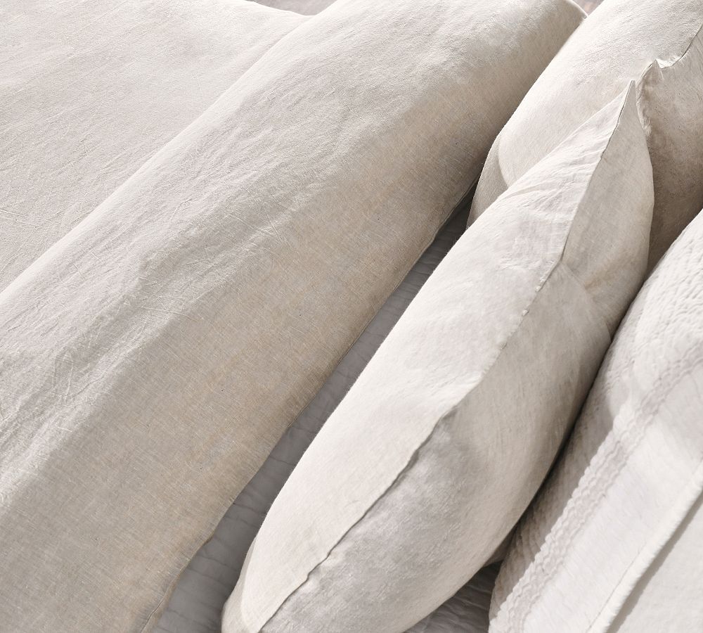 Caprina Linen Cashmere Duvet Cover | Pottery Barn