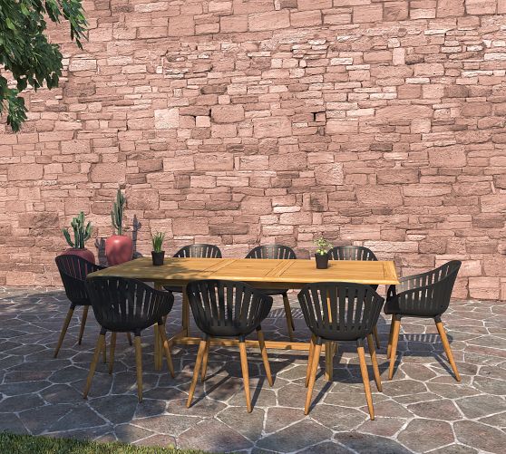 Sinclair Metal Outdoor Dining Chairs, Set of 4 | Pottery Barn