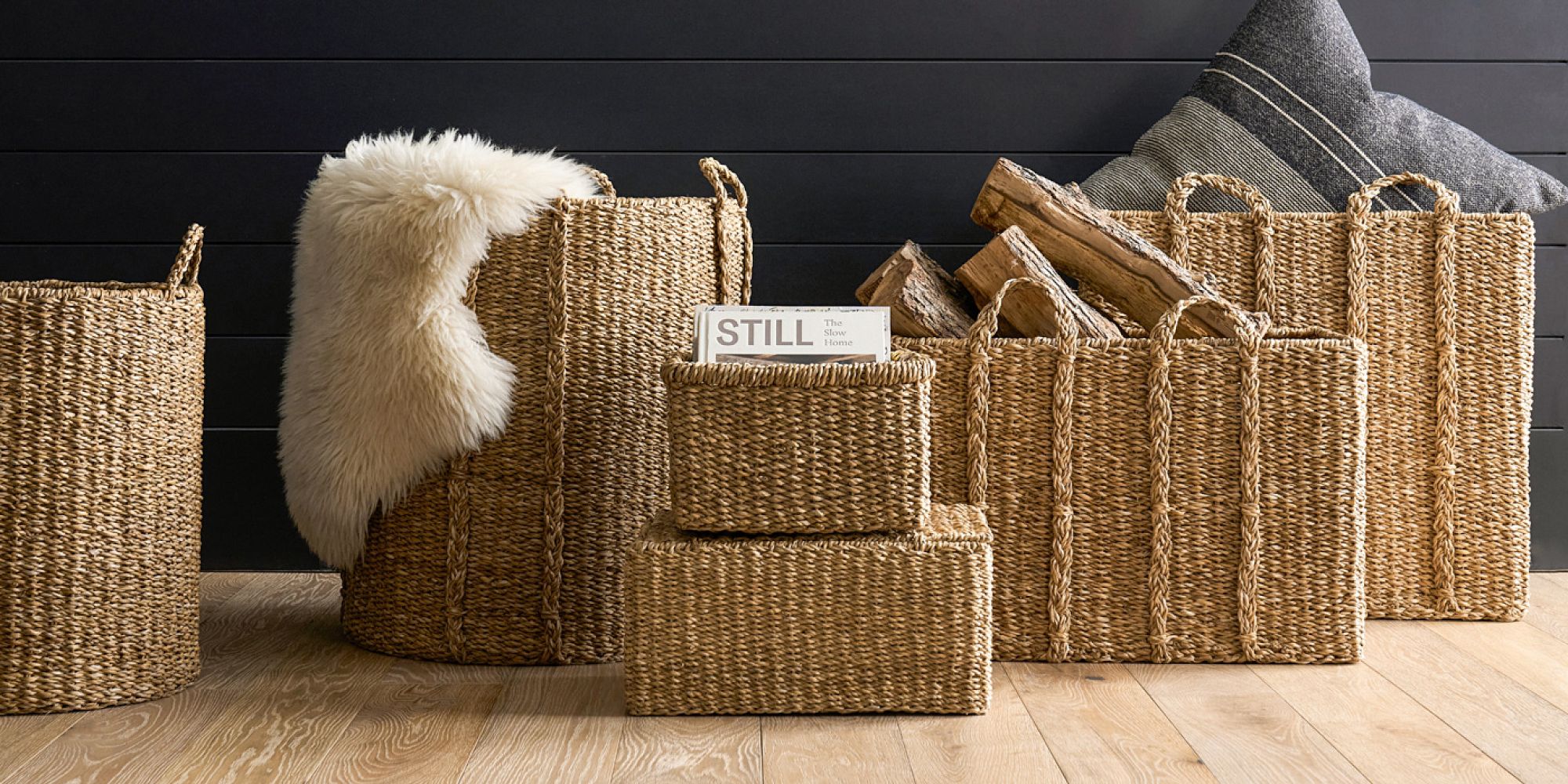 Safi Handwoven Tote Baskets | Pottery Barn