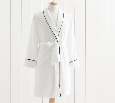 TENCEL™ Piped Robe | Pottery Barn