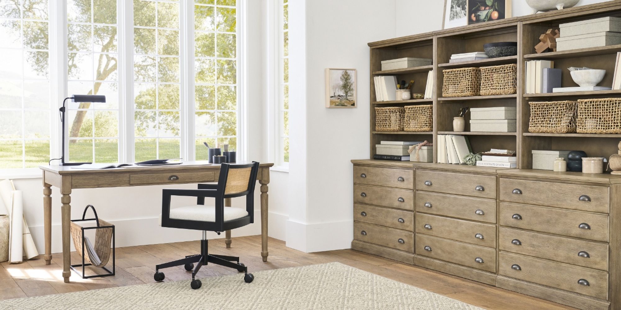 Printers Storage Bookcase | Pottery Barn