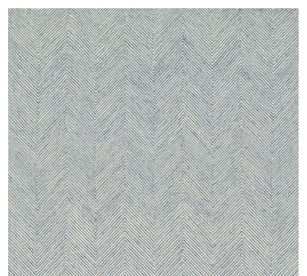 Iweala Handcrafted Chevron Rug | Pottery Barn