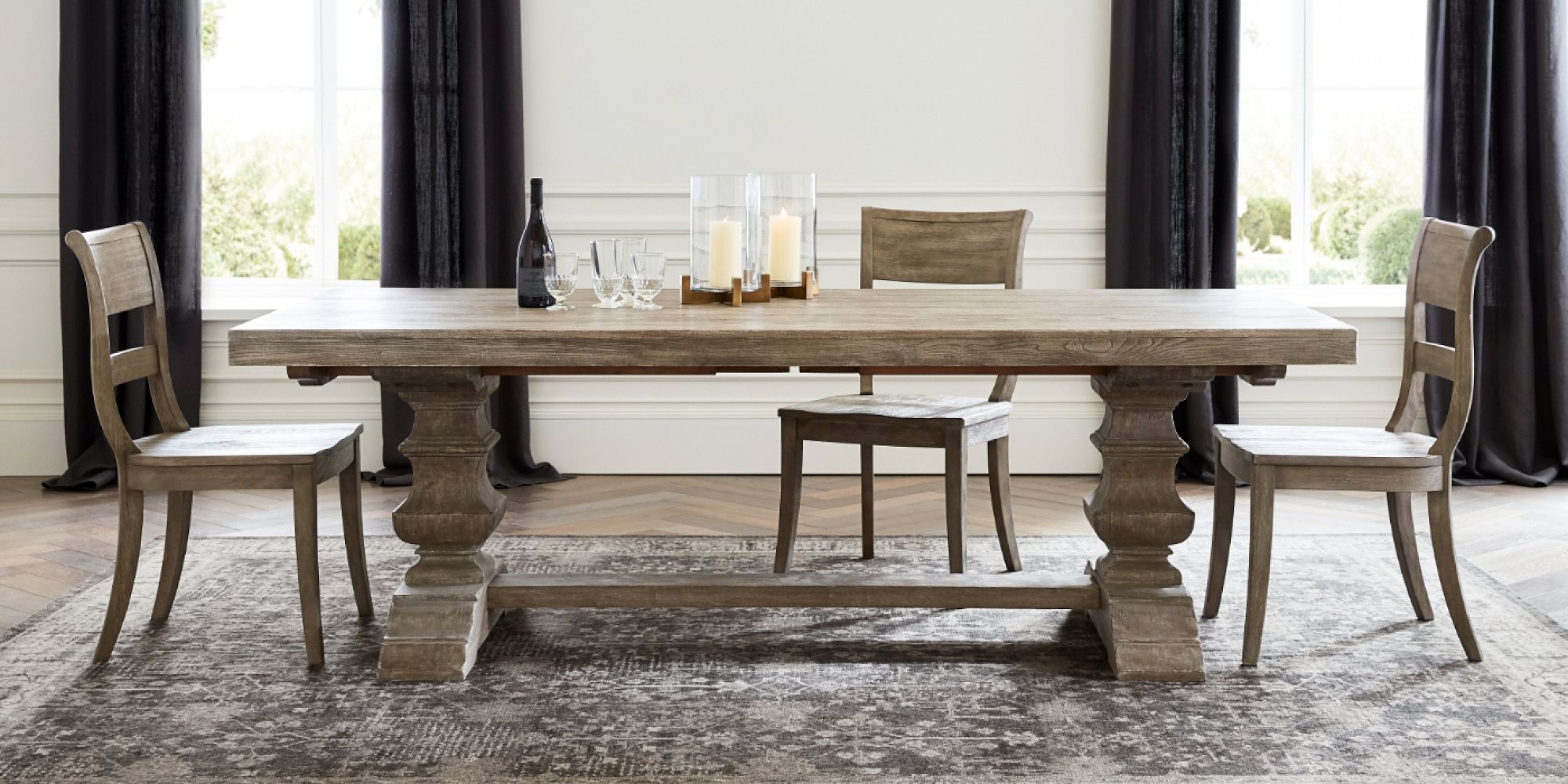 Banks Extending Dining Table | Pottery Barn